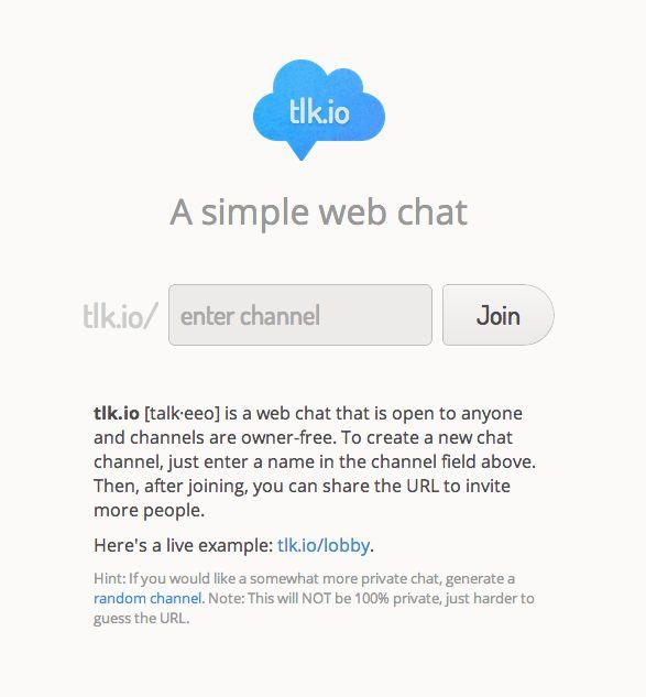 tlk.io - Overview | Alternative.to